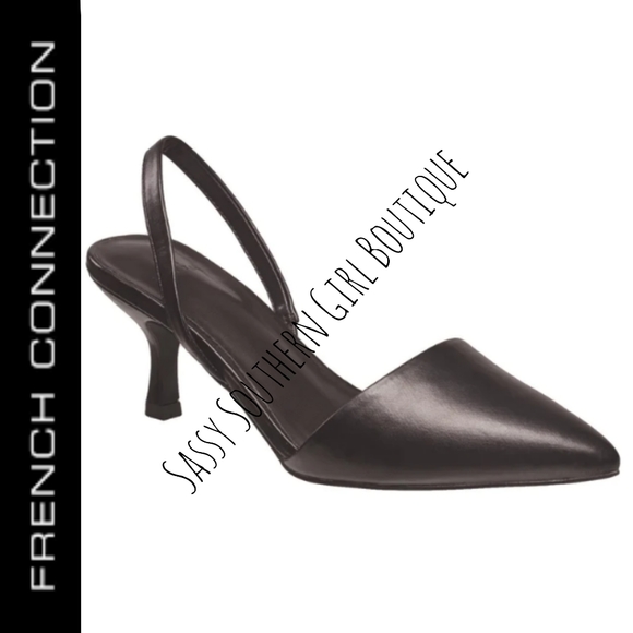 French Connection | Shoes | Fcuk French Connection Black Slingback ...